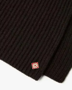 Casablanca Brown Classic Wool Scarf By