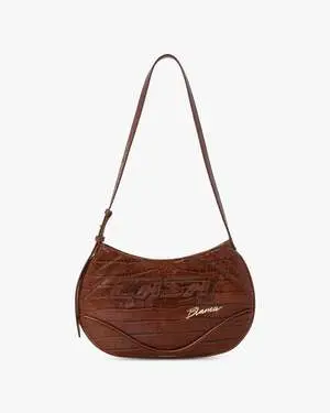 Casablanca Brown Slim Biker Bag By - Multicolor