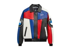 Kith X Bmw X Avirex Leather Jacket - Multicolor