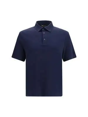 Loro Piana Tremezzo Cotton Polo - Blue