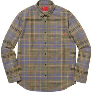 Supreme Tartan Flannel Shirt