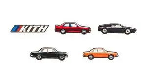 Kith X Bmw Set Of 5 Pin Set - Multicolor