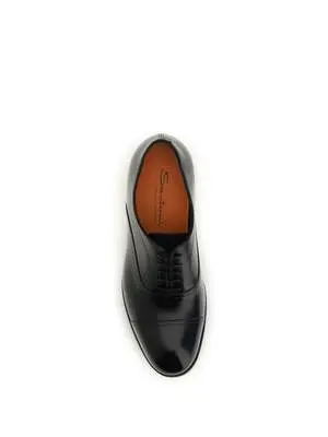 Santoni Leather Lace-up Shoes