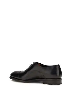 Santoni Leather Lace-up Shoes