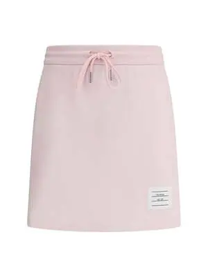 Thom Browne Cotton Mini Skirt - Pink