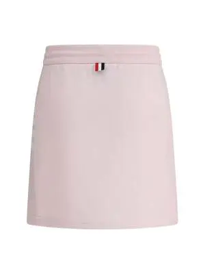 Thom Browne Cotton Mini Skirt - Pink