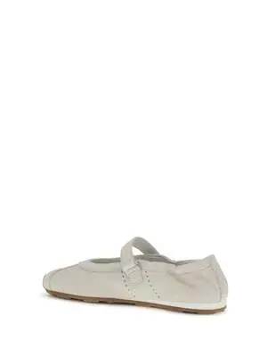 Miu Miu Plume Suede Ballerinas