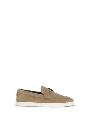 CHRISTIAN LOUBOUTIN Chambeliboat Loafers - Cream