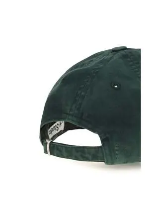 Acne Studios Logo Baseball Cap - Green