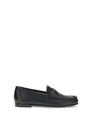 Chloé Leather Loafers - Black