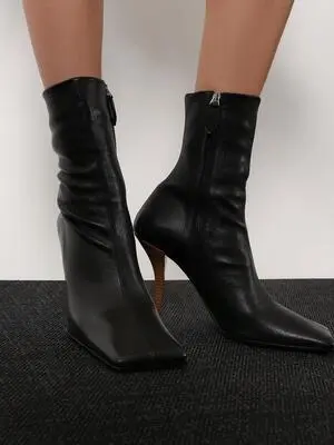 Alaïa Leather Boots - Multicolor