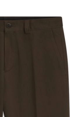 BOSS Regular-fit Trousers - Light Green