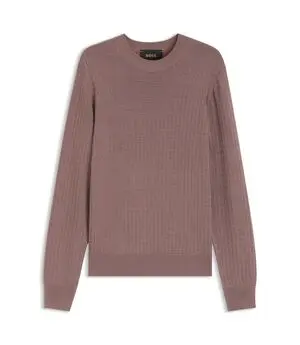 BOSS Silk-knit Sweater - Light Brown