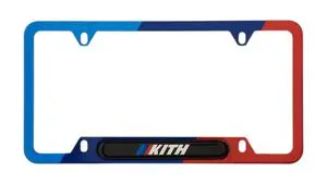 Kith X Bmw License Plate Holder - Multicolor