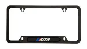 Kith X Bmw Carbon Fiber License Plate - Black