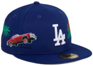 New Era Los Angeles Dodgers Local Icons Patch Hat Club Exclusive 59fifty Fitted Hat - Royal