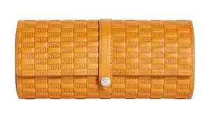 Kith X Bmw Leather 3watch Watch Roll - Camel