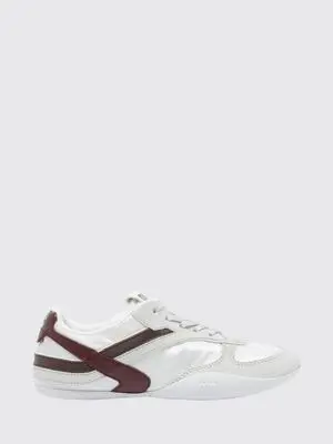 Miu Miu Gymnasium Technical Fabric And Suede Sneakers - White