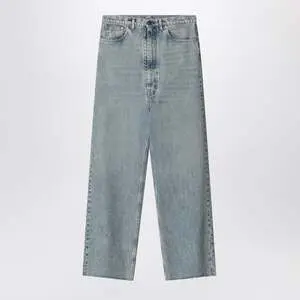 MAISON MARGIELA Cotton Wide-leg Jeans - Blue