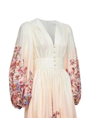 Zimmermann Floral-print Cotton Awaken Maxi Dress - Multicolor