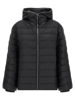Rick Owens Moncler + 'ziplock' Down Jacket - Black