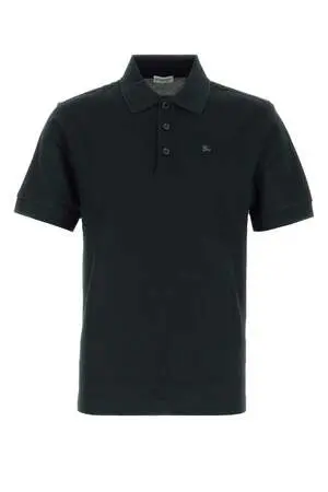 Burberry Piquet Polo Shirt - Black