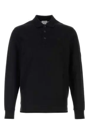 Burberry Piquet Polo Shirt - Black