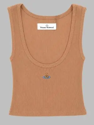 VIVIENNE WESTWOOD Textured Tank Top - Multicolor
