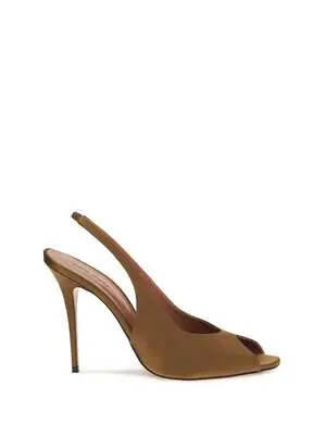 Amina Muaddi Kristina Slingback Sandals