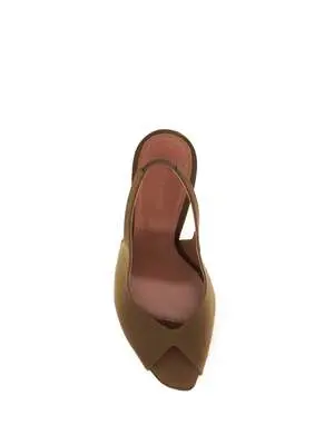 Amina Muaddi Kristina Slingback Sandals