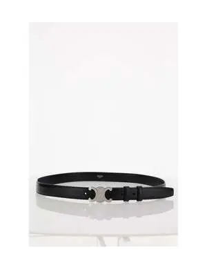 Celine Leather Belt - Black