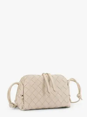 Bottega Veneta Concert Pouch Leather Crossbody Bag With Intrecciato Motif - Multicolor