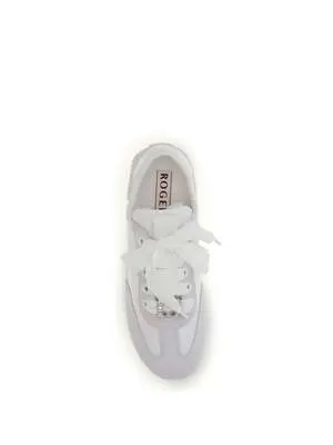 ROGER VIVIER Viv Low Suede Sneakers