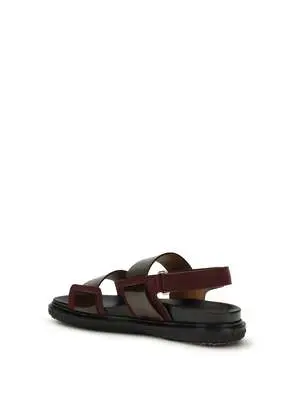 Marni Double-strap Fussbett Sandals