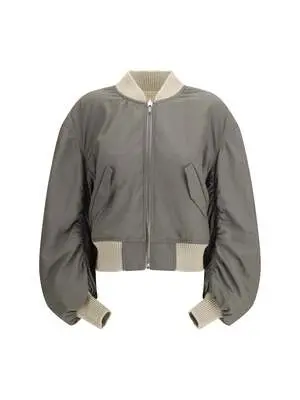 Rick Owens Secchia Flight Bomber In Lamb Leather
