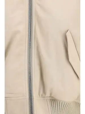 Rick Owens Secchia Flight Bomber In Lamb Leather