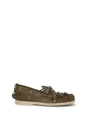 GOLDEN GOOSE Boat Loafers - Green