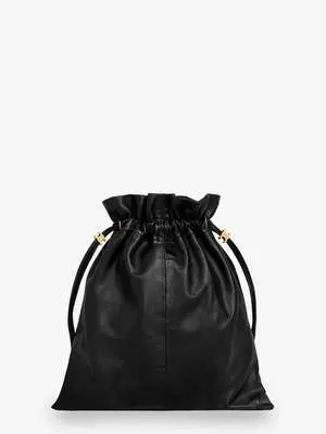 Celine Crystal Leather Crossbody Bag - Black