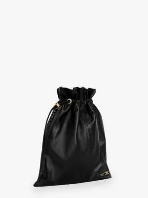 Celine Crystal Leather Crossbody Bag - Black