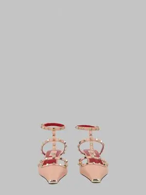 Valentino Garavani Capretto Rockstud Décollet - Pink