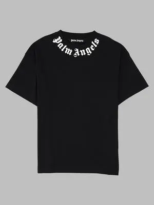 Palm Angels Printed Cotton T-shirt - Black