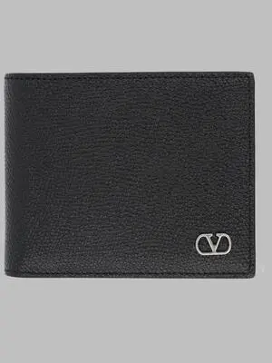 Valentino Garavani Vlogo Signature Bifold Wallet - Black