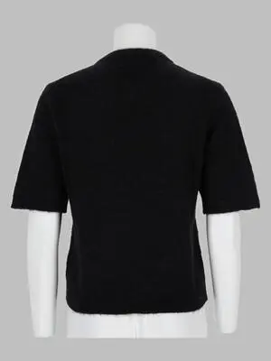 GANNI Graphic Short Sleeve Pullover - Black