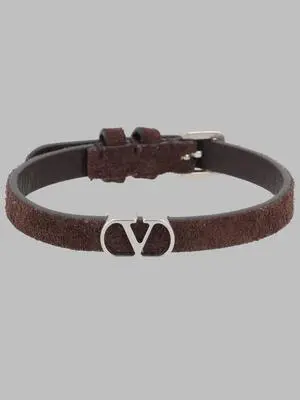 Valentino Garavani Vlogo Signature Bracelet - Brown