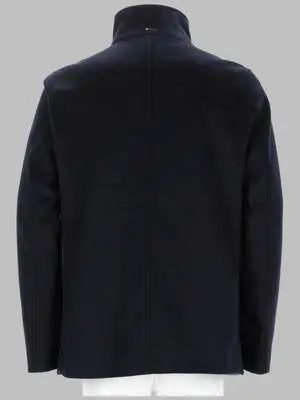Herno Cappotto Doppiopetto Con Collo Alto