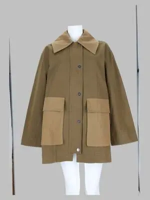 GANNI Organic Cotton Button Up Jacket