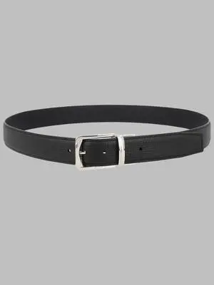 Zegna Leather Belt - Black