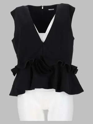 ROTATE BY BIRGER CHRISTENSEN Sleeveless Peplum Top