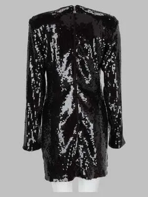 ROTATE BY BIRGER CHRISTENSEN Sequined Long Sleeve Dress