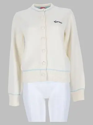 Kenzo Embroidered Pullover - White